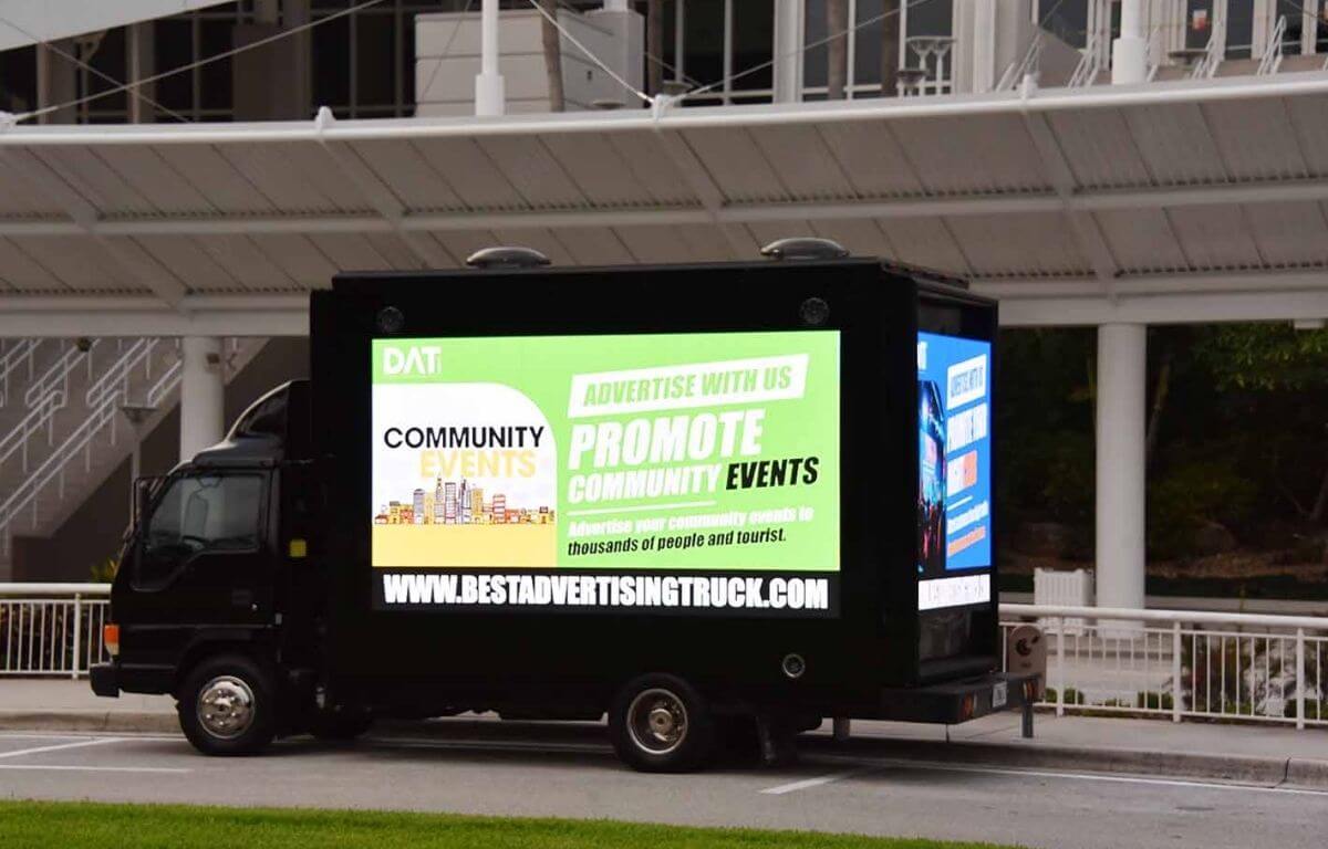 Mobile Billboard Miami - LED Truck Billboard Advertising - DAT Media