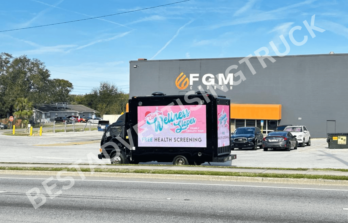 Mobile Billboard Truck Orlando | Digital LED Advertising - DAT Media FL